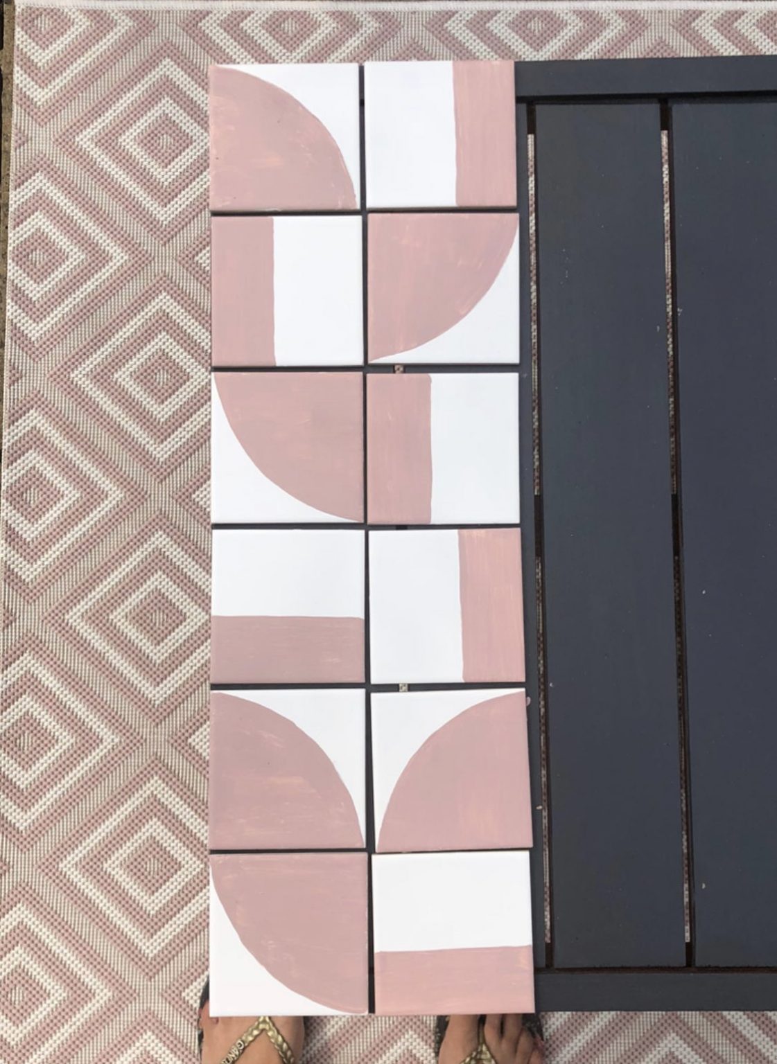 Upcycle Project: How To Tile A Table - Boo & Maddie