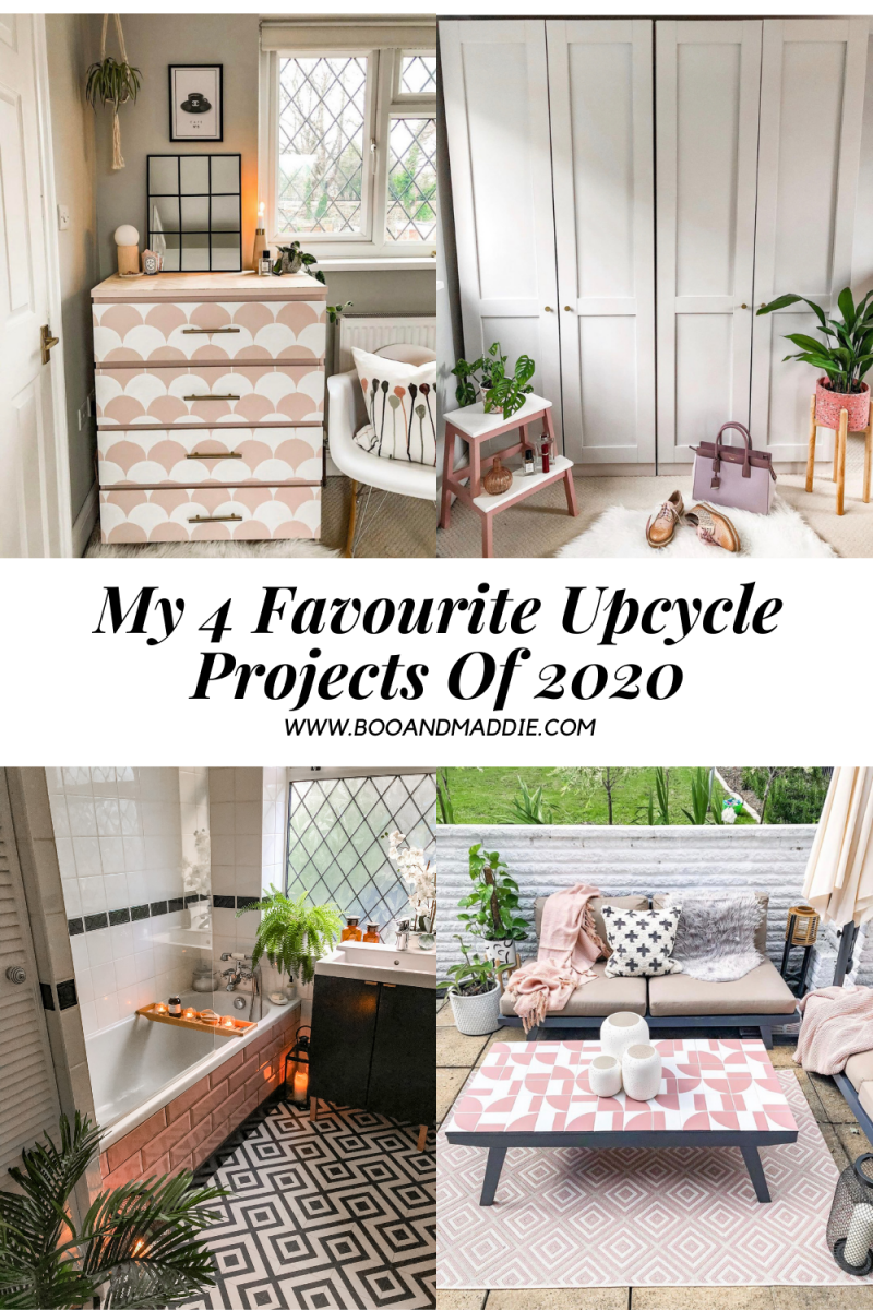 My 4 Favourite Upcycle Projects From 2020 - Boo & Maddie
