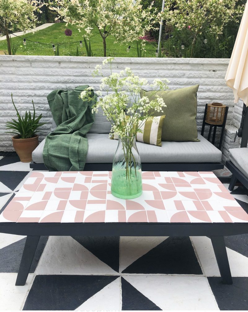 How I Created My Dream Painted Patio And Outdoor Living Space - Boo ...